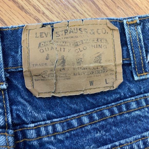 Levi's | Jeans | Levis Vintage Orange Tab Acid Wash Tapered Leg | Poshmark